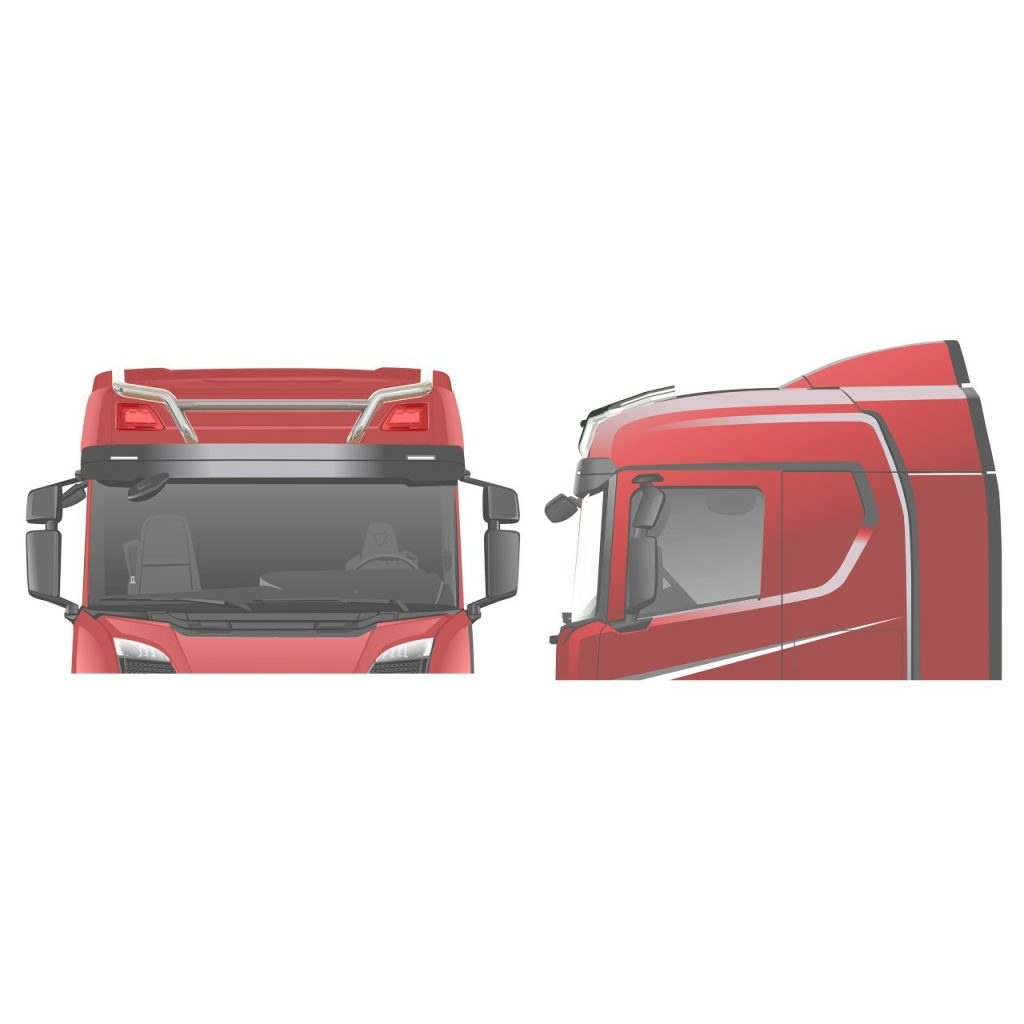 Roof Bar Scania NextGen 2017- Normal Cab - RST-Steel