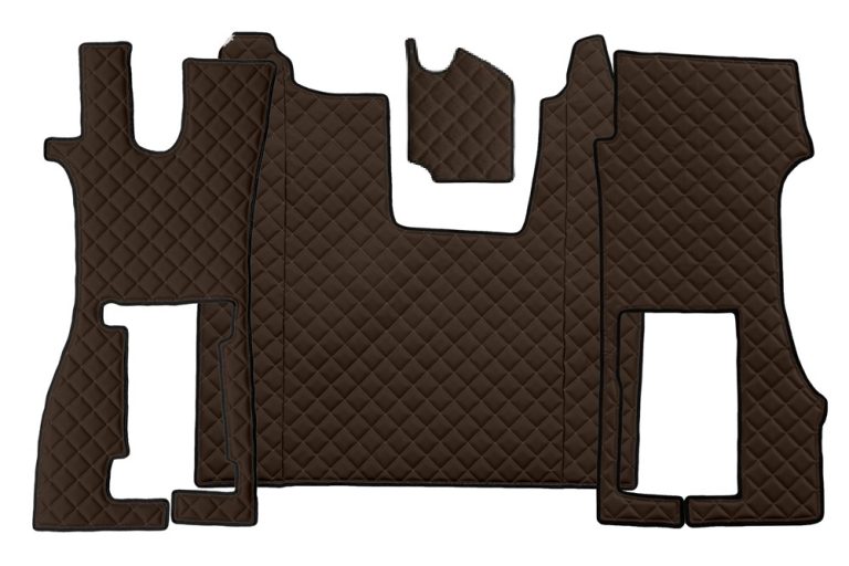 Leather Floor Mat Scania NG R 2017-, Automatic - RST-Steel