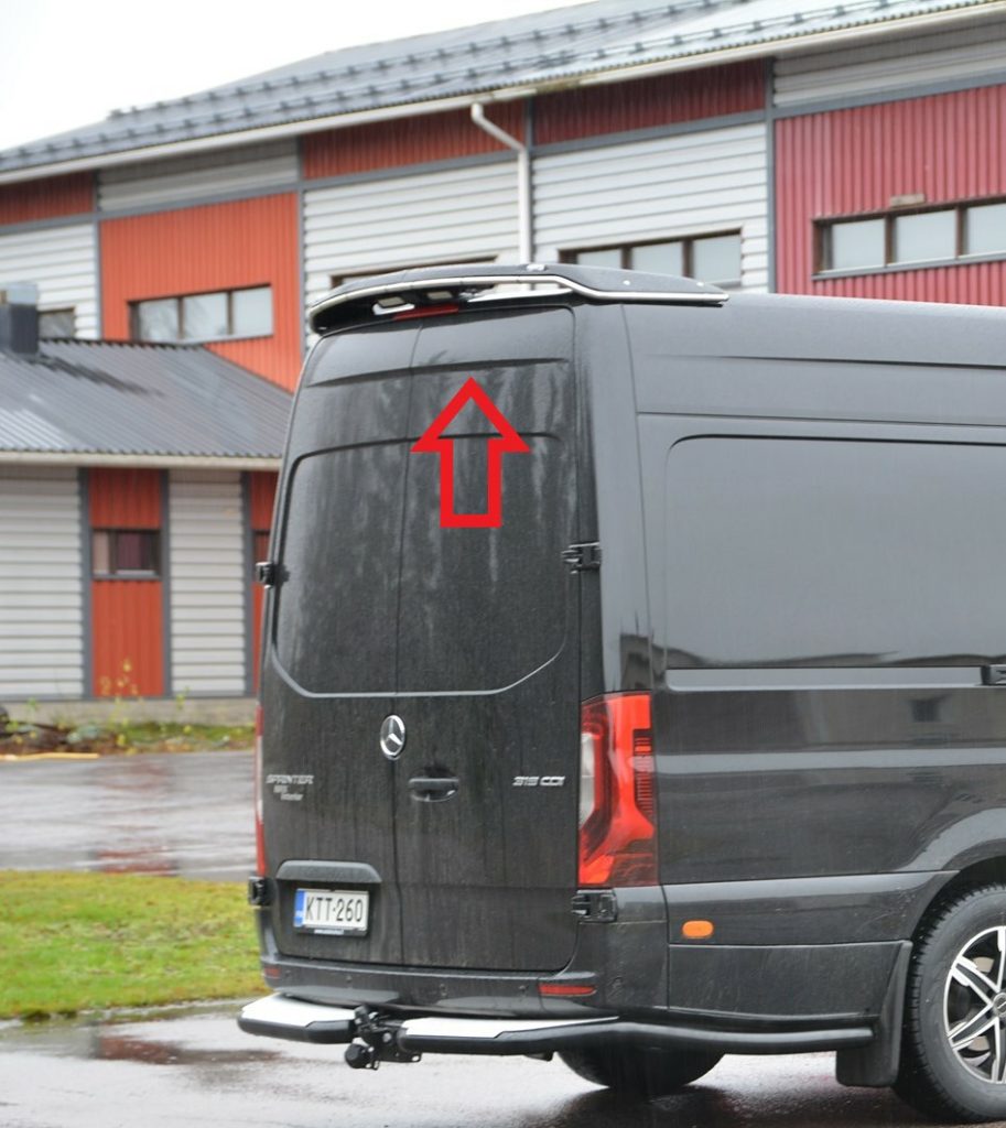 Rear spoiler Mercedes-Benz Sprinter - RST-Steel
