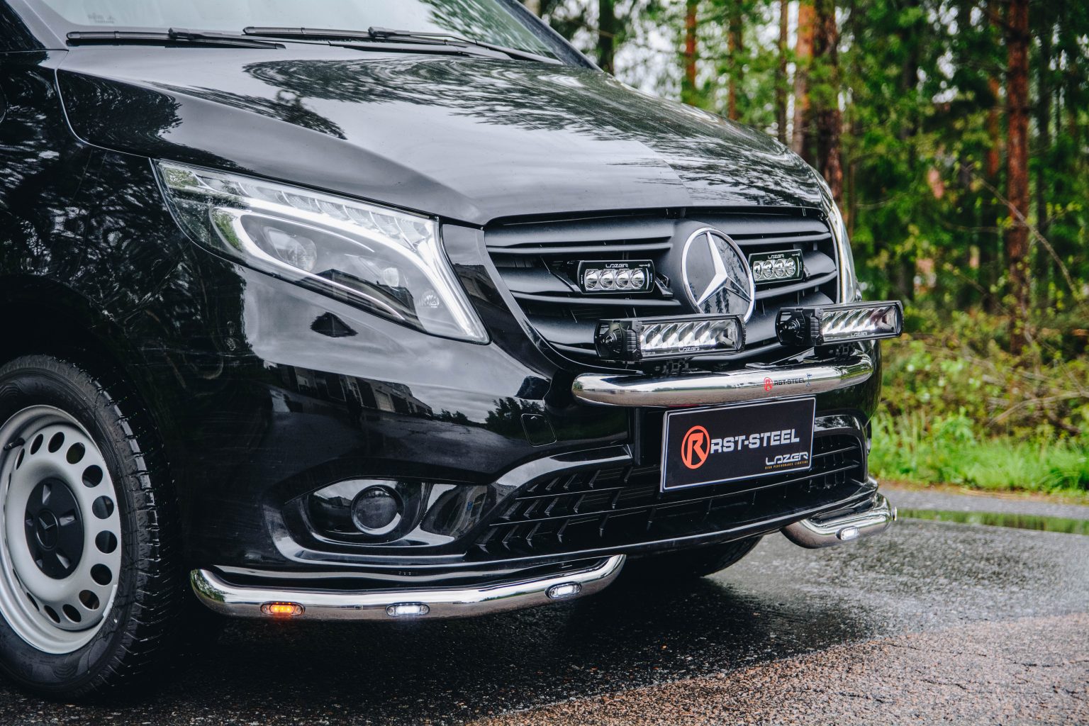 Front spoiler bars for vans - RST-Steel