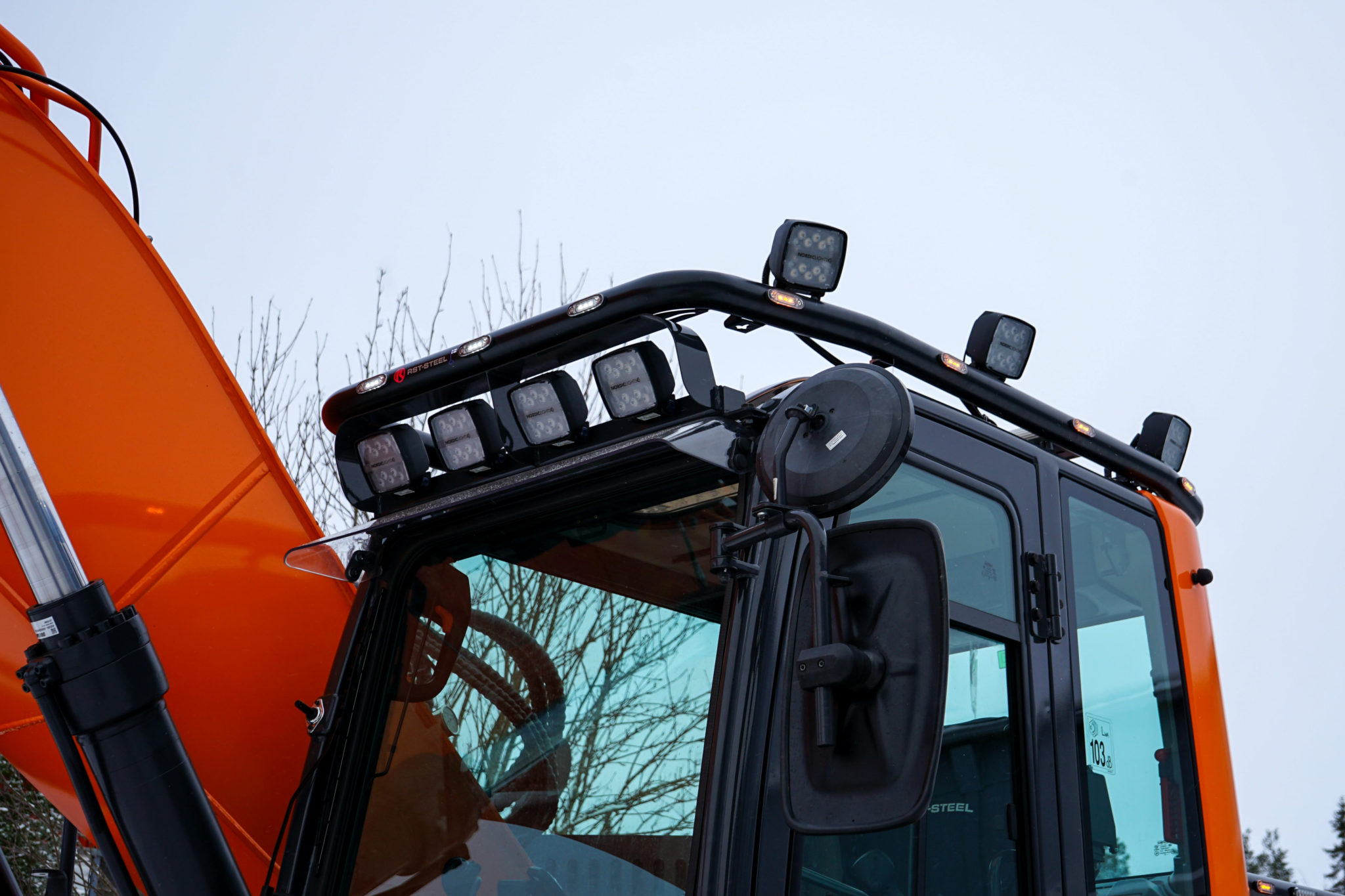 Roof bars for excavators - RST-Steel