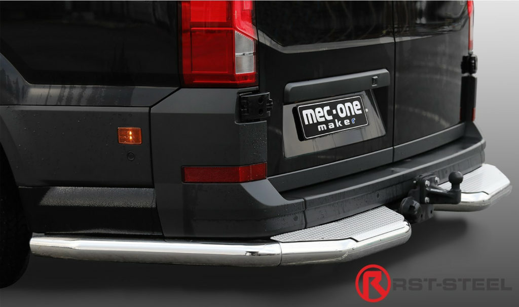 Rear Corner Bars With Steps Volkswagen Crafter 2017- RST-Steel