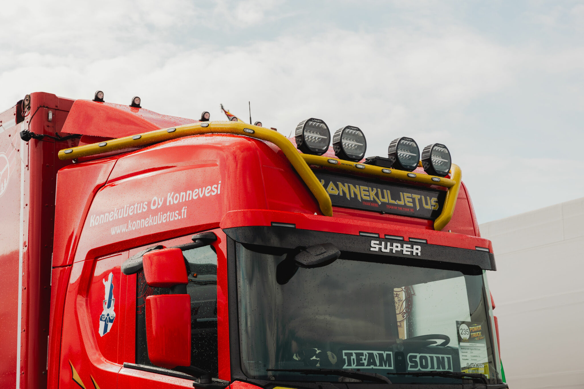 Roof Bar With Side Extensions, Scania NG 17- Highline - RST-Steel