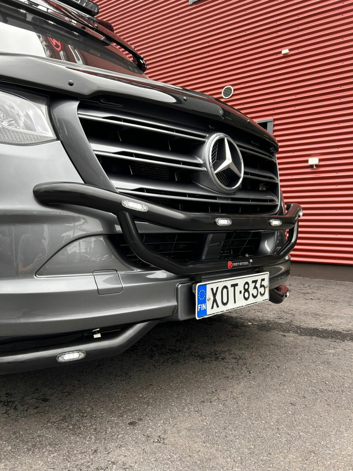 Front bar with two pipes, Mercedes-Benz Sprinter - RST-Steel